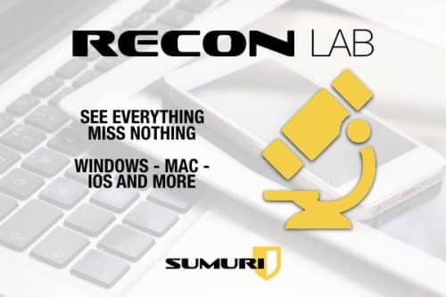 RECON LAB - SUMURI's New Forensic Suite : SUMURI