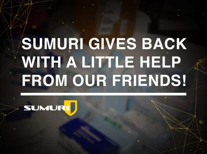 SUMURI GIVES BACK With a Little Help from our Friends : SUMURI