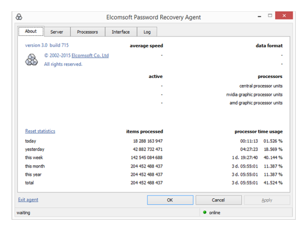 ElcomSoft Distributed Password Recovery : SUMURI