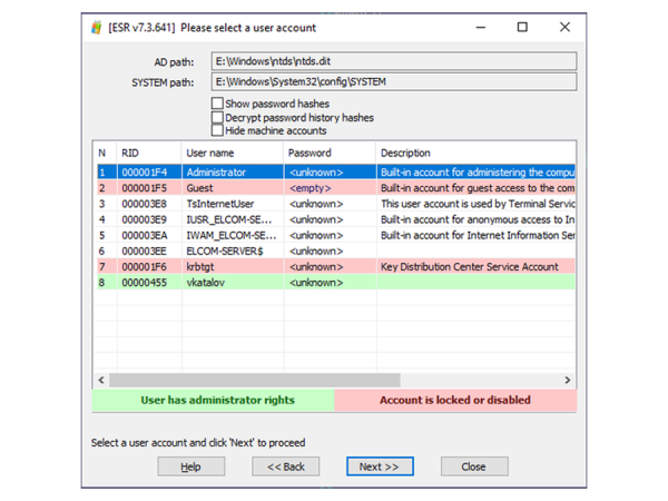 Elcomsoft System Recovery : SUMURI