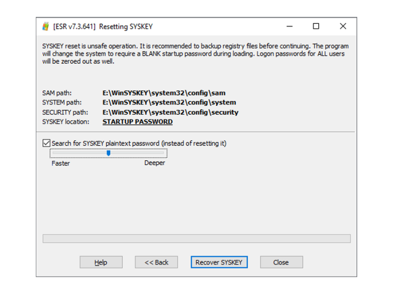 Elcomsoft System Recovery : SUMURI
