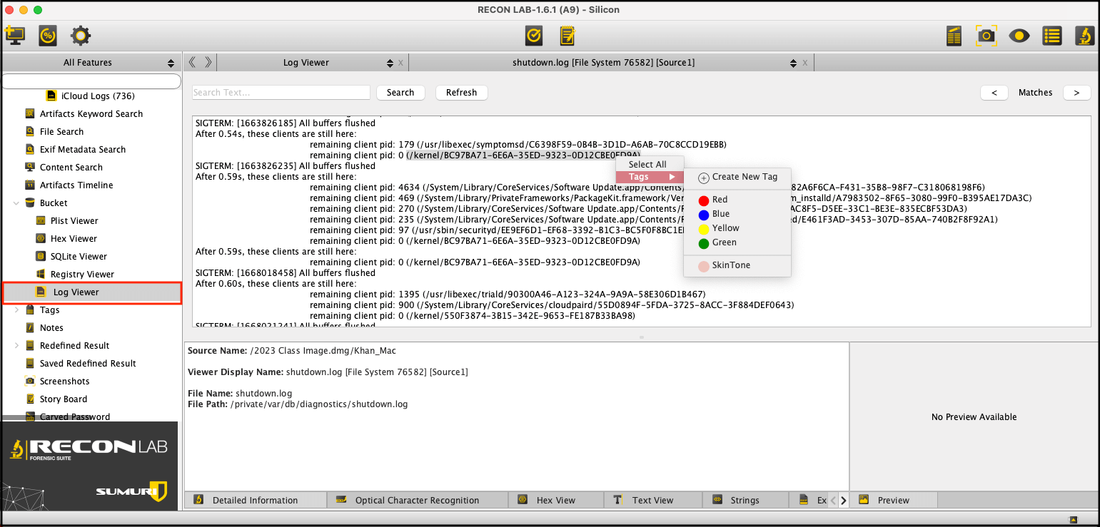 RECON LAB - INTEL build : SUMURI