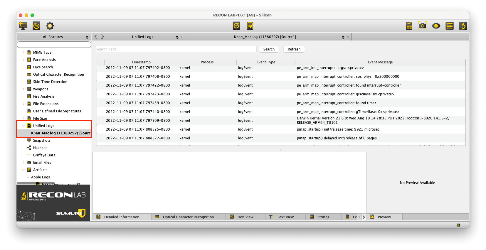 RECON LAB - INTEL build : SUMURI