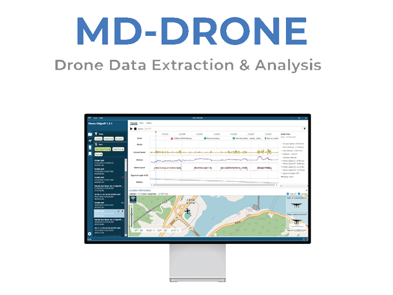 MD-DRONE Data Extraction : SUMURI Digital Forensic Software